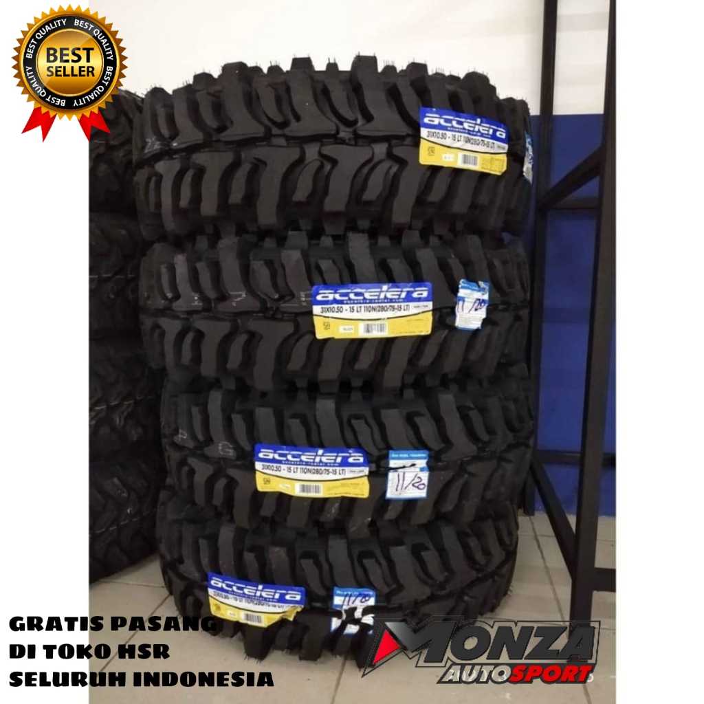 Jual Ban mobil Offroad ukuran 35 10,5 R16 Accelera Badak X-treme ban ...