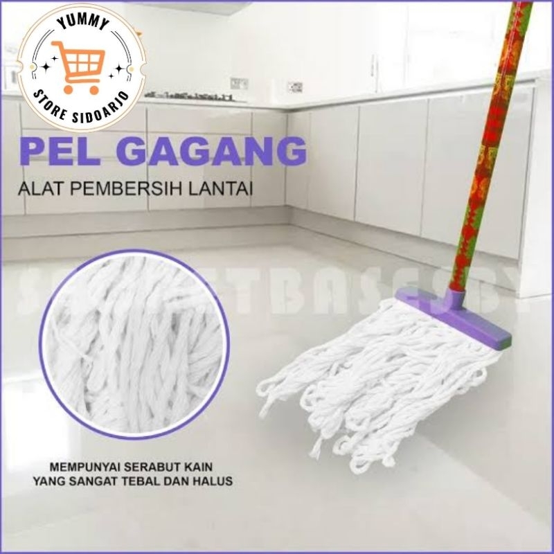 Jual PEL LANTAI SUMBU TANGKAI KAYU KAIN PEL SERBAGUNA KUALITAS PREMIUM ...
