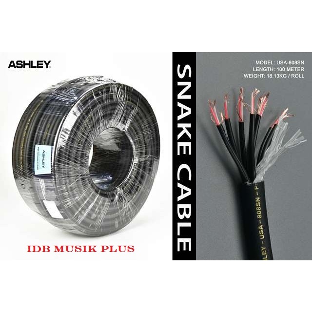 Jual Kabel Snake Ashley USA808SN USA 808SN Snake Cable Original ...