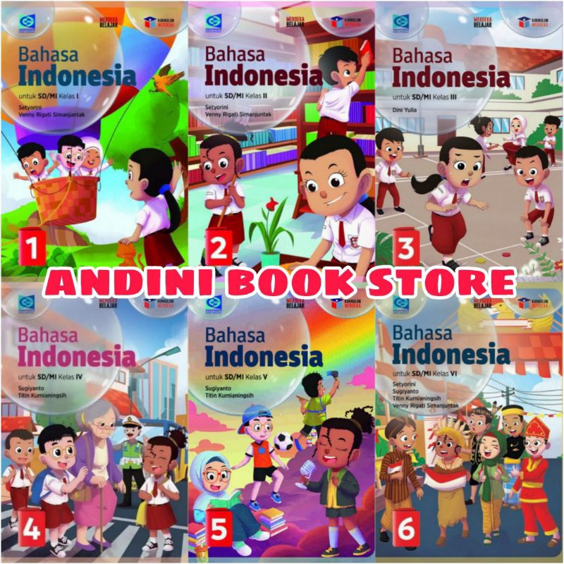 Jual BUKU BAHASA INDONESIA KELAS 1 2 3 4 5 6 SD/MI GRAFINDO KURIKULUM MERDEKA | Shopee Indonesia