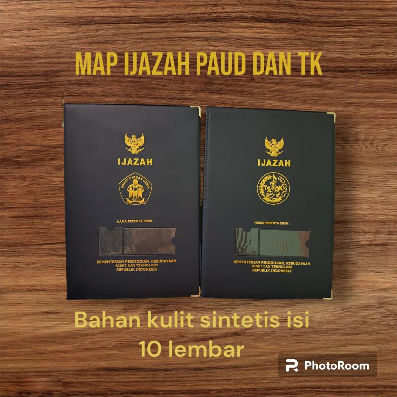 Jual MAP IJASAH TK DAN PAUD/BAHAN KULIT SINTETIS ISI 10 LEMBAR | Shopee ...