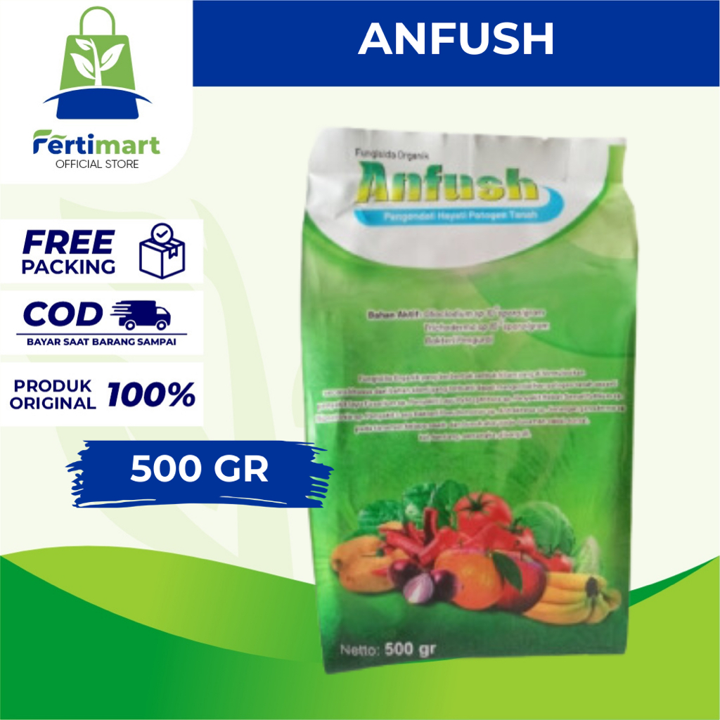 Jual Fertimart - Anfush 500 gram Fungisida Hayati Tricoderma Anti Layu ...