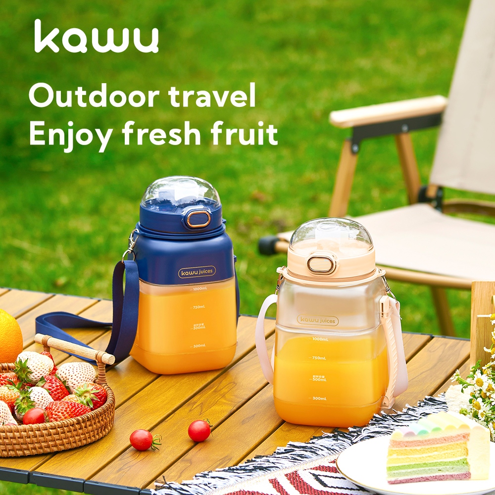 Jual kawu Juicer Portable Juicer HAY-8302 Fruit Mixer Rechargeable Electric Fruit Juicer ...