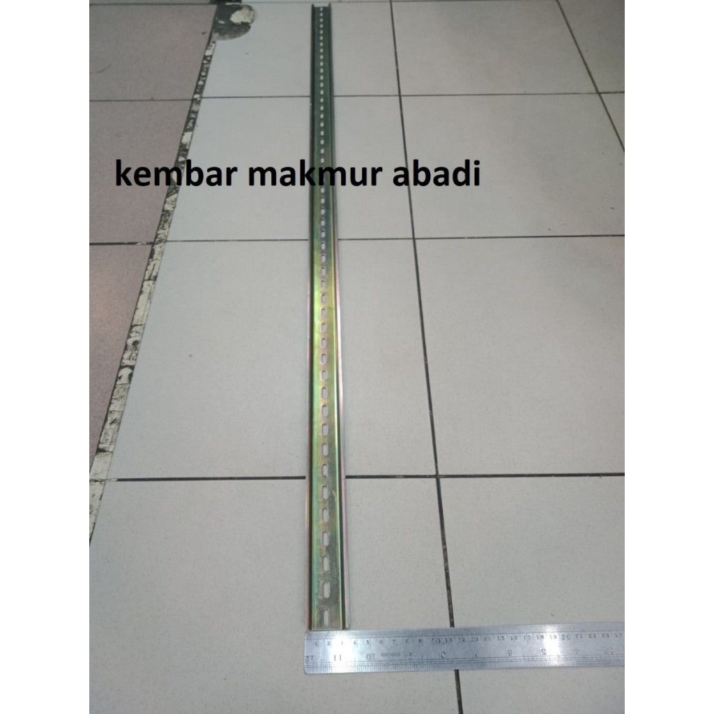 Jual Rel MCB besi 1 fungsi 1 m / rel mcb iron / din rail iron | Shopee ...