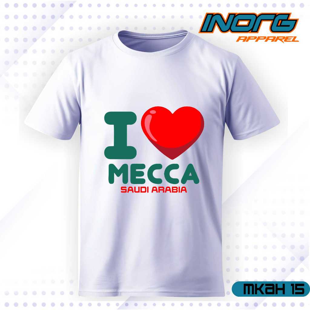 Jual kaos oleh oleh mekah madinah arab saudi tshirt mecca medina ...