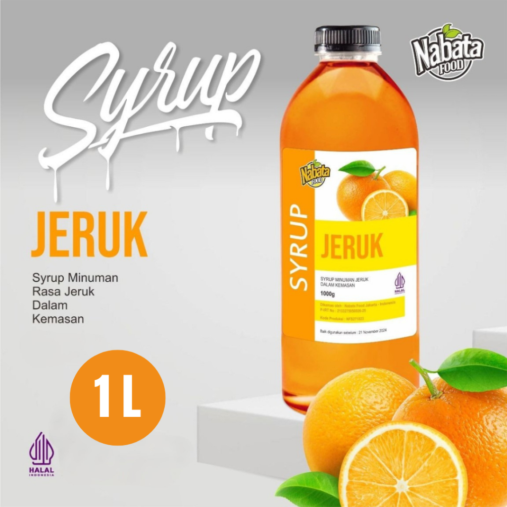 Jual Syrup Orange Nabata Drink 1000 Ml - Sirup Rasa Jeruk 1 Liter ...