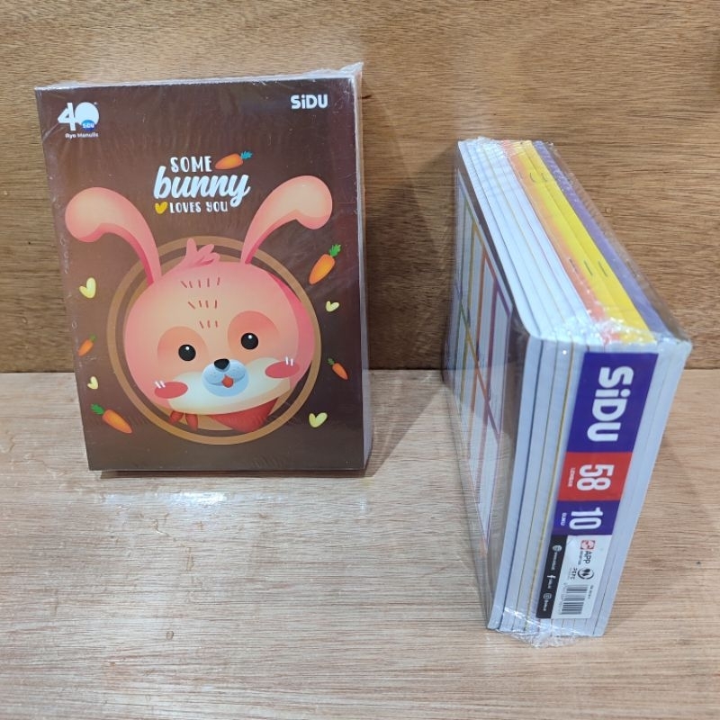 Jual 1 Pak Buku Tulis SIDU 58 Lembar isi 10 Buku | Shopee Indonesia