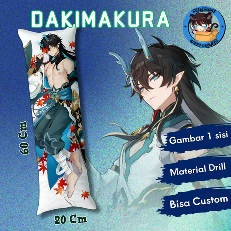 Jual dakimakura / guling Danheng ukuran 20x60cm sudah termasuk isi bisa ...