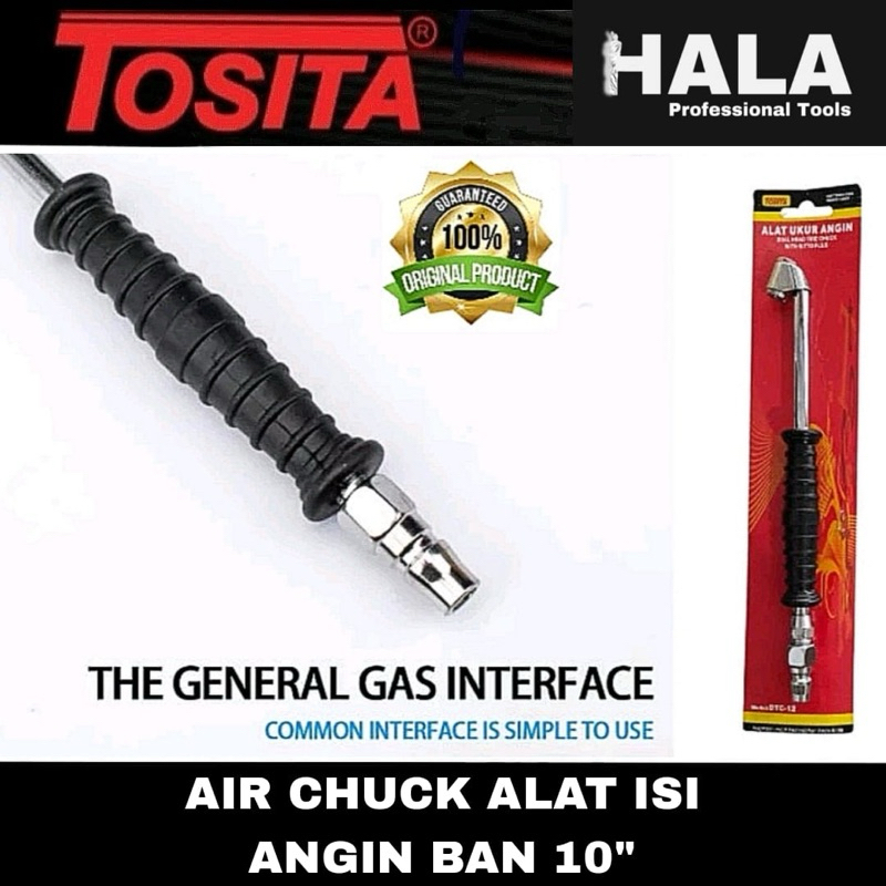 Jual TOSITA - AIR CHUCK IS ANGIN BAN 10” DUAL HEAD (SEPEDA / MOTOR ...