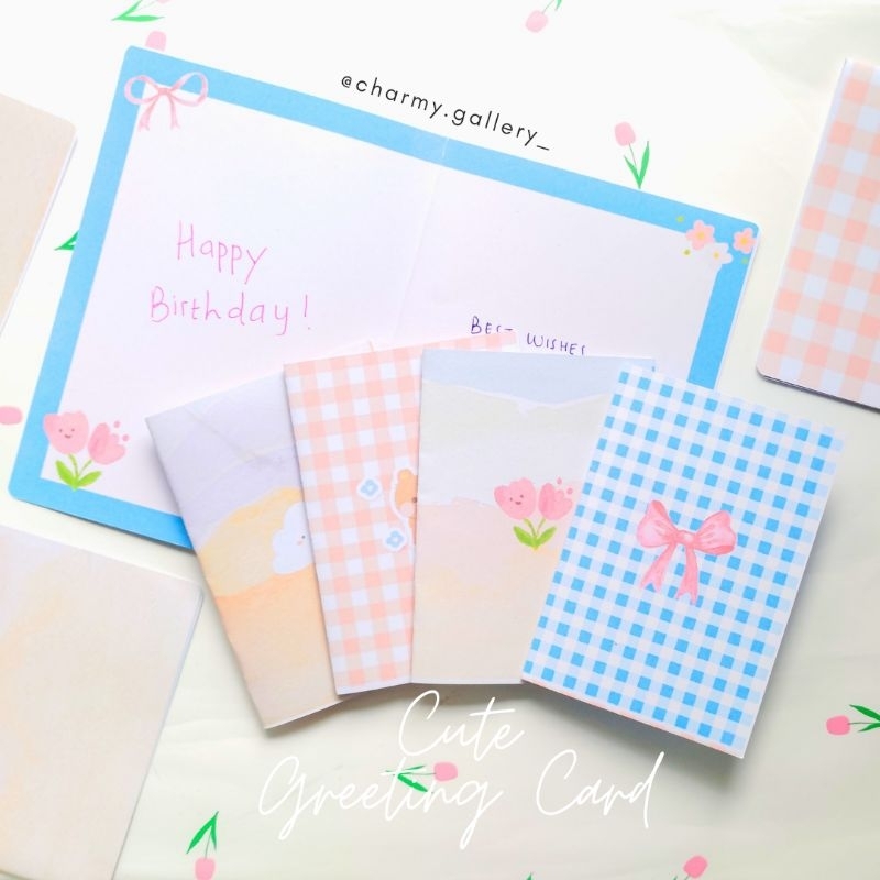 Jual Cute Greeting Cards - Charmy Gallery, kartu ucapan, birthday card ...
