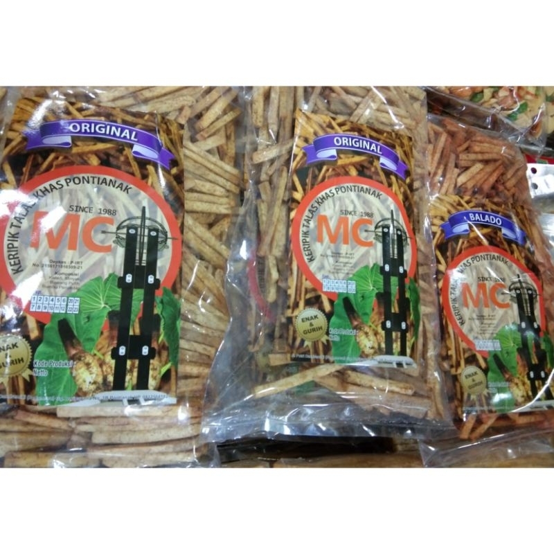 Jual Stick Talas MC Khas Pontianak / Snack Talas / Keripik Keladi ...
