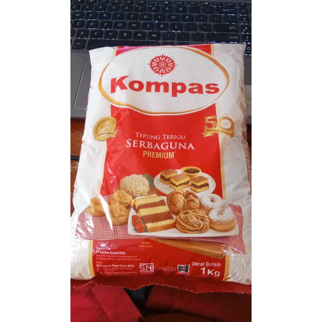 Jual tepung terigu kompas 1 kg | Shopee Indonesia