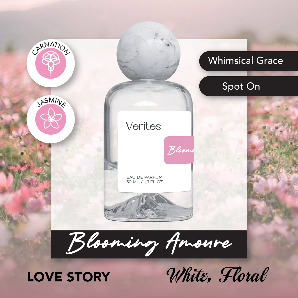 Jual VERITES - Eau De Parfum - Blooming Amoure - 50ml | Shopee Indonesia