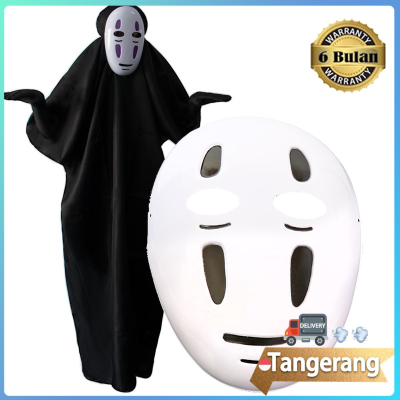 Jual Topeng No Face Spirited Away Kaonashi Hantu Jepang Kesepian Film ...