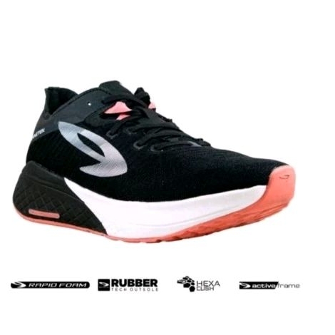 Jual 910 Nineteen Sepatu Lari Running Terlaris terbaru HANNA Hitam ...