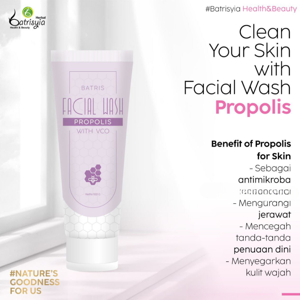 Jual Facial Wash Propolis 100gr Batrisyia Herbal | Shopee Indonesia