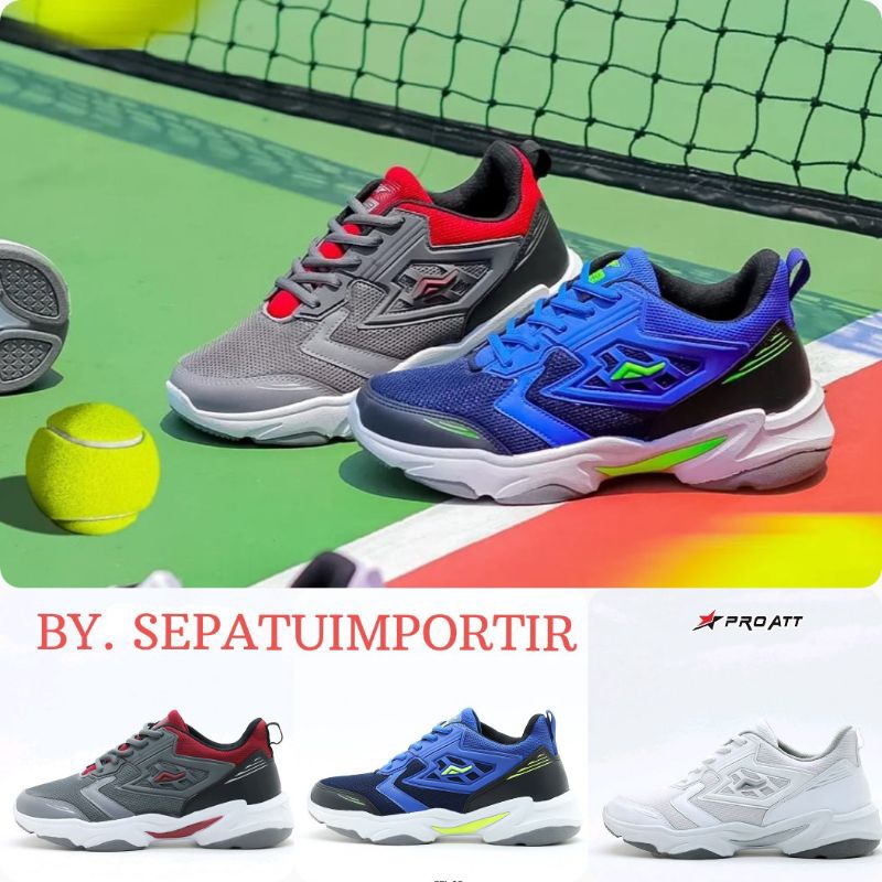 Jual ORIGINAL Sepatu Badminton Pro ATT TZL 65 / BSD 440 / Sepatu Pro ATT MC 52 / Pro ATT CM 200 ...