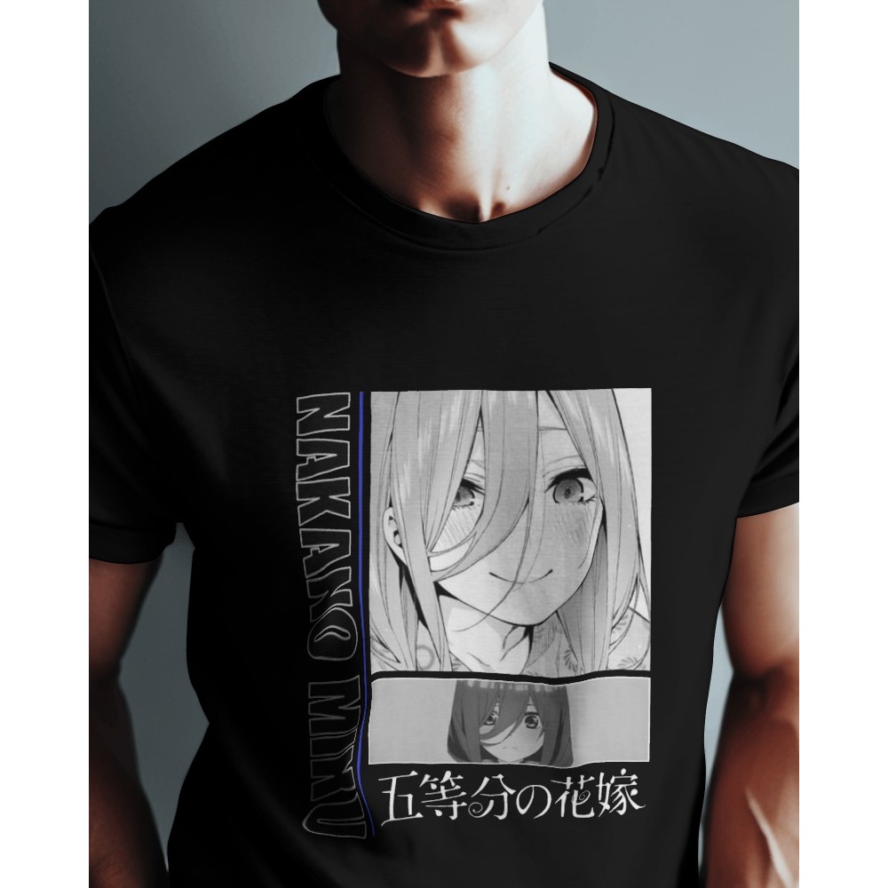 Jual Kaos Distro 5millions sablon Anime series : Miku Nakano | 5Toubun ...