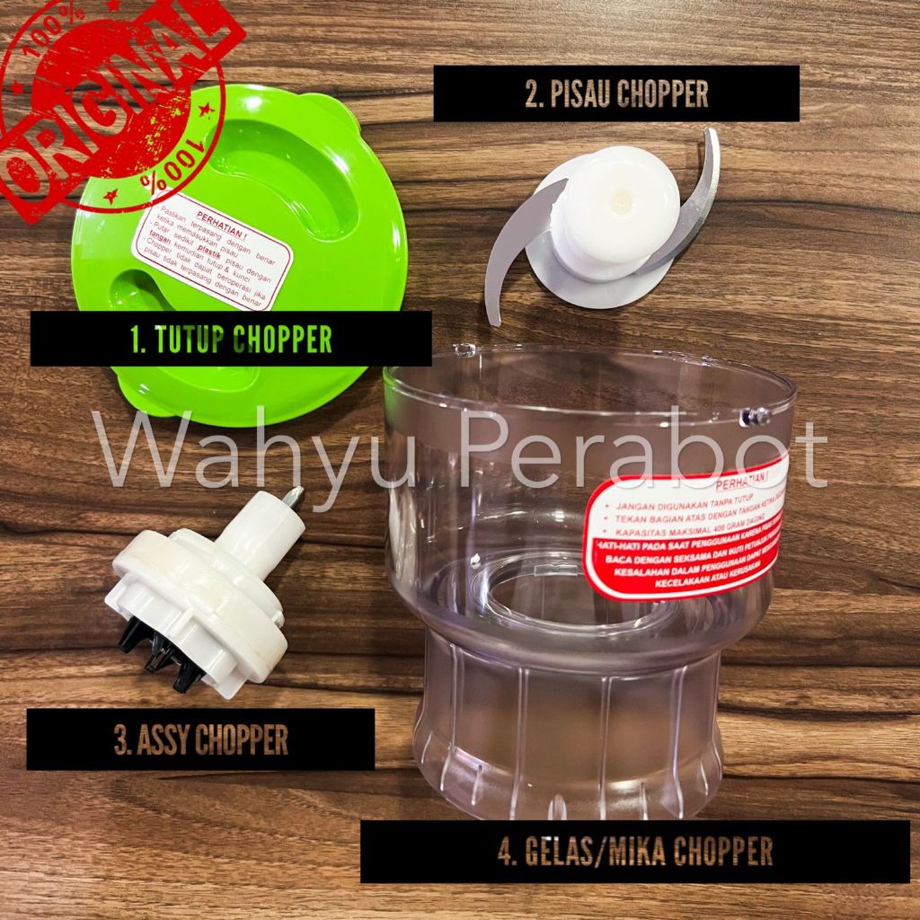 Jual SPARE PART CHOPPER MIYAKO 501PF 501 PF TUTUP CHOPPER PISAU CHOPPER ...