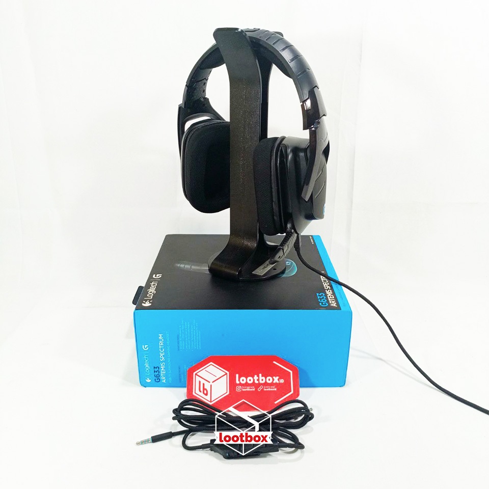 Jual Headset Gaming Wired USB 3.5mm RGB Logitech G633 Dolby DTS - SECOND | Shopee Indonesia