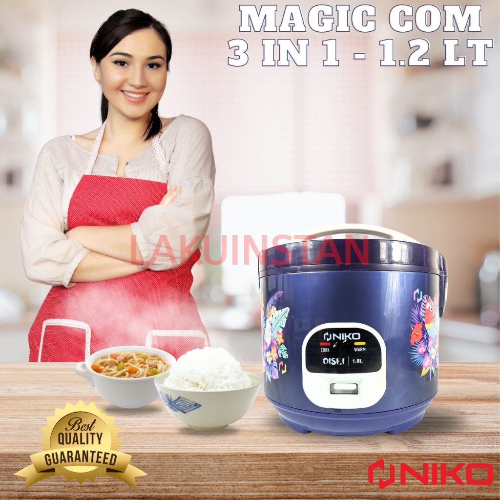 Jual Magic Com Rice Cooker 1,2 Liter NIKO OISHI AMAZON Memasak ...