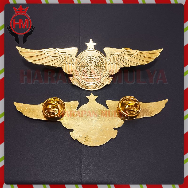 Jual Brevet Wing Junior Avsec - Lencana Junior Aviation Security Ful ...