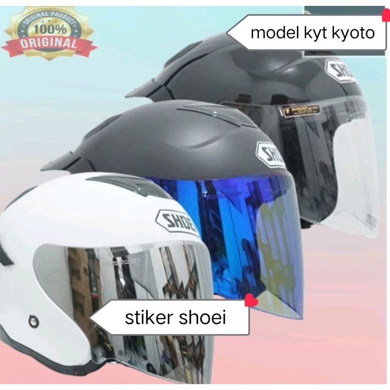 Jual HELM MODEL KYT KYOTO DAN SHOEI SNI MERK WEST DAN H & L FREE ...