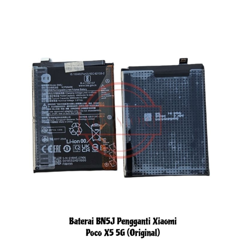 Jual BATERAI BATTERY XIAOMI POCO X5 5G BN5J | Shopee Indonesia
