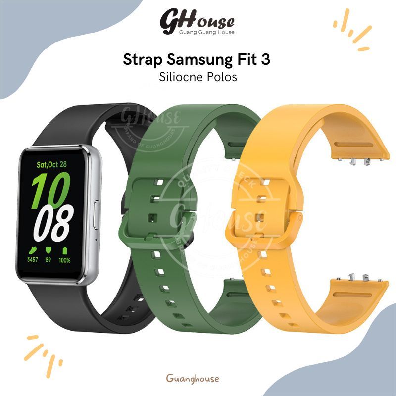Jual Strap Samsung Fit 3 Polos Silikon Tali Pengganti Samsung Galaxy ...