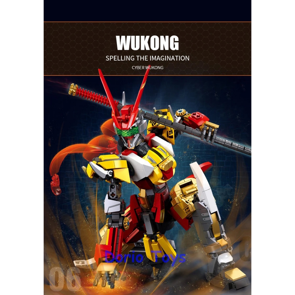 Jual Sluban Brick Mecha Robot: Cyber Wukong - Rogue Reaper Mechanical Armor M38-B1180 | Shopee ...