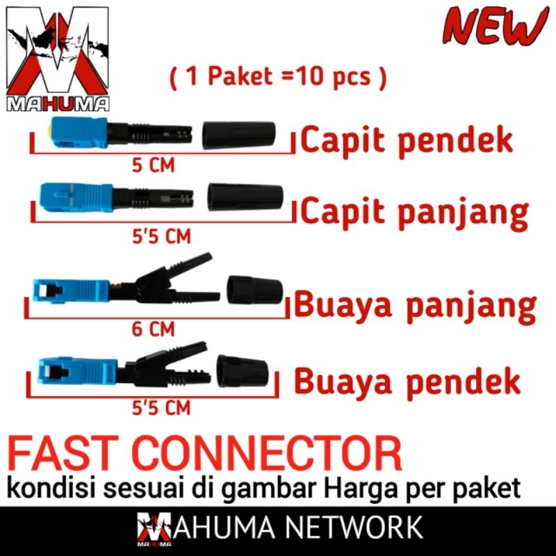 Jual Fast Connector Fast Con Fastcon Konektor Fiber Optik Bukan SOC ...