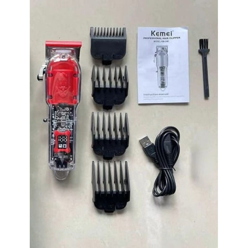 Jual ALAT CUKUR RAMBUT KEMEI KM246 PANGKAS RAMBUT HAIR CLIPPERS TURBO ...