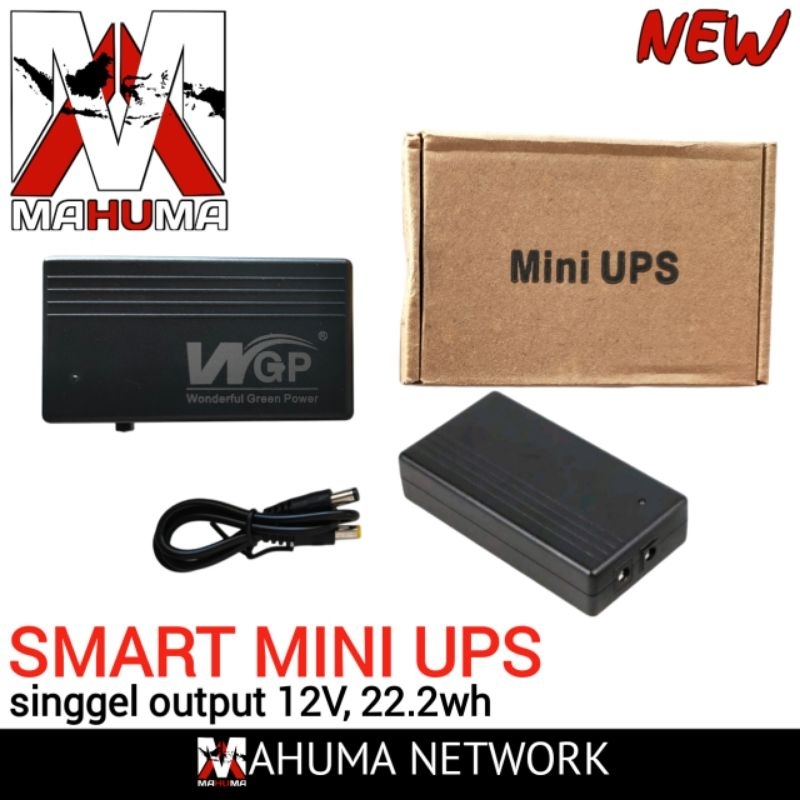 Jual SINGLE OUTPUT - MINI UPS DC BATTERY BACKUP POWER BANK SMART ...