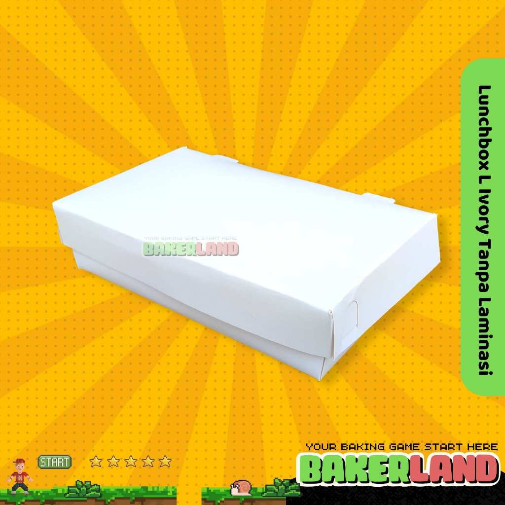 Jual Lunch Box L / Kemasan Ayam Geprek / Nasi / Kardus Makanan / Lunch ...