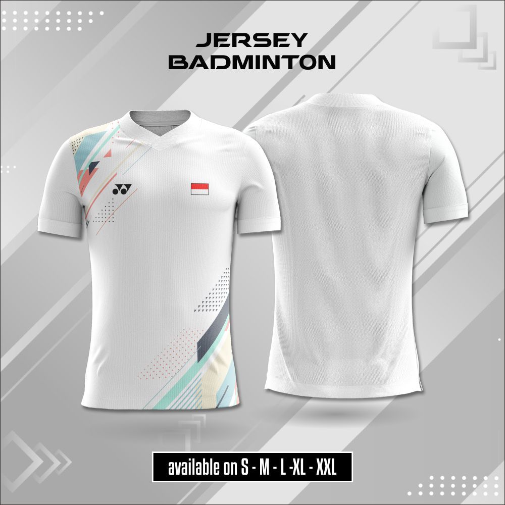 Jual Jersey Badminton Indonesia Pria Wanita 269 Jersey Olahraga Hitam ...