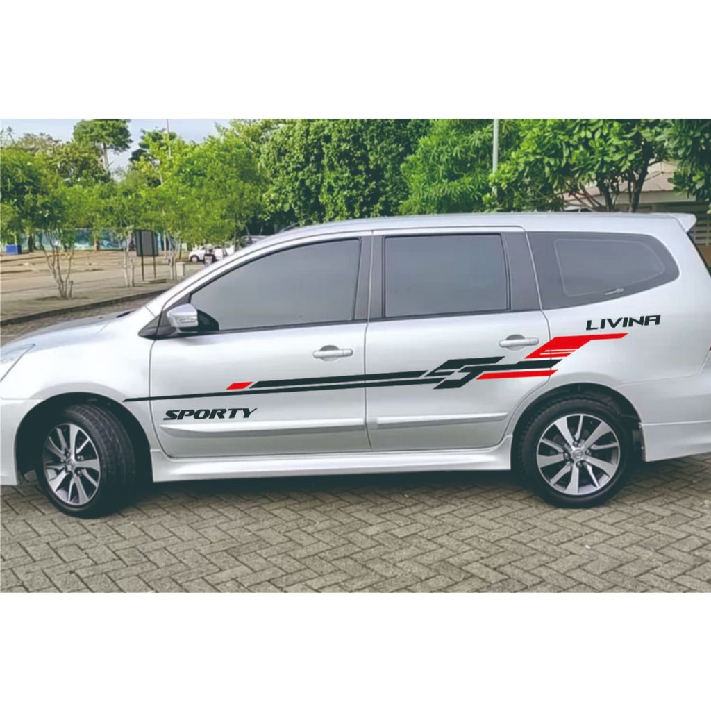 Jual Stiker Cutting Mobil Grand Livina Lis variasi Aavanza Xenia Innova ...