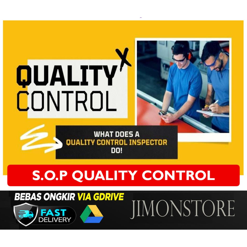 Jual SOP QUALITY CONTROL S.O.P QC + FLOW CHART + BAHAN BAKU DAN ...
