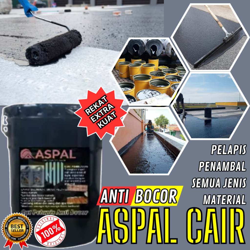 Jual Cat Pelapis Dak Bocor Beton Retak Rembes Tembus Aspal Cair Anti ...