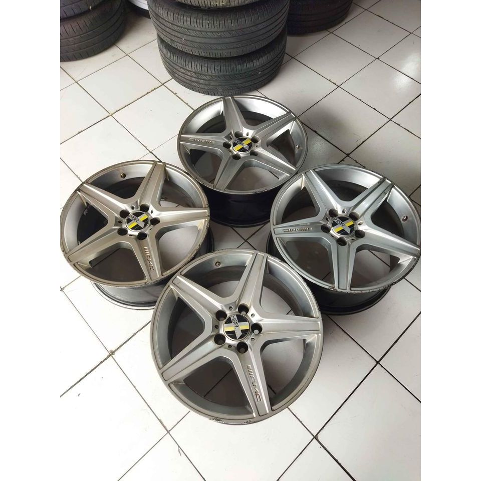 Jual Velg Mobil Bekas Mercy Innova Camry Civic Luxio ROSTOCK R17 | Shopee Indonesia