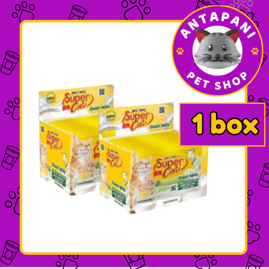 Jual Susu Kucing Super Cat Goat Milk 1 Dus isi 10pcs | Shopee Indonesia