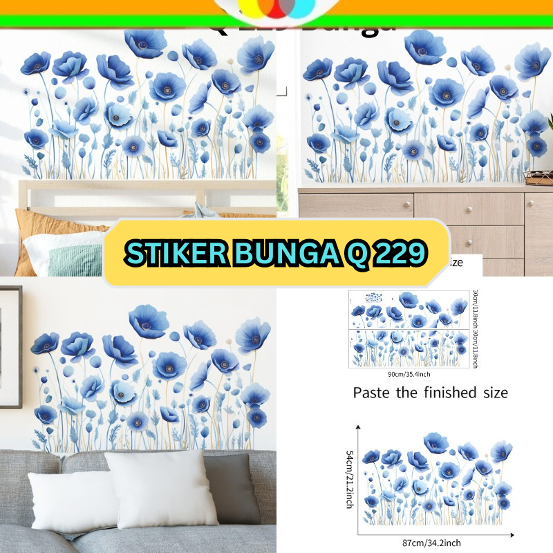 Jual Wall Wallsticker Stiker Sticker Dinding Tembok Motif Pagar List ...
