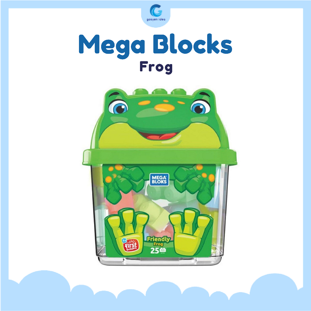 Jual Mega Bloks Friendly Frog Mainan Balok Anak | Shopee Indonesia