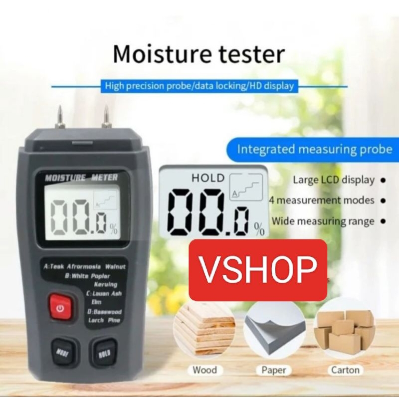 Jual TK-17 Alat Ukur Kelembaban Kadar Air Wood Moisture Meter Kayu ...