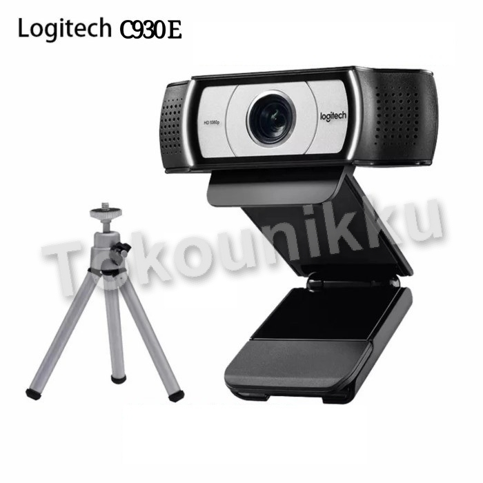 Jual Webcam Logitech C930 E + Tripod - Logitech C930E Fhd 4X Zoom C ...