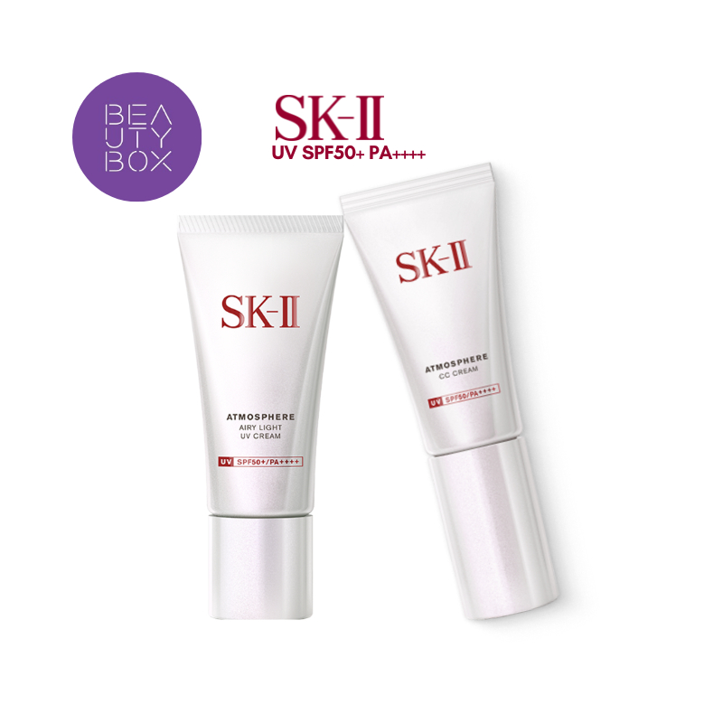 Jual Sunscreen SK-II Atmosphere SPF 50 PA++++ 30g Airy and CC Cream | Shopee Indonesia
