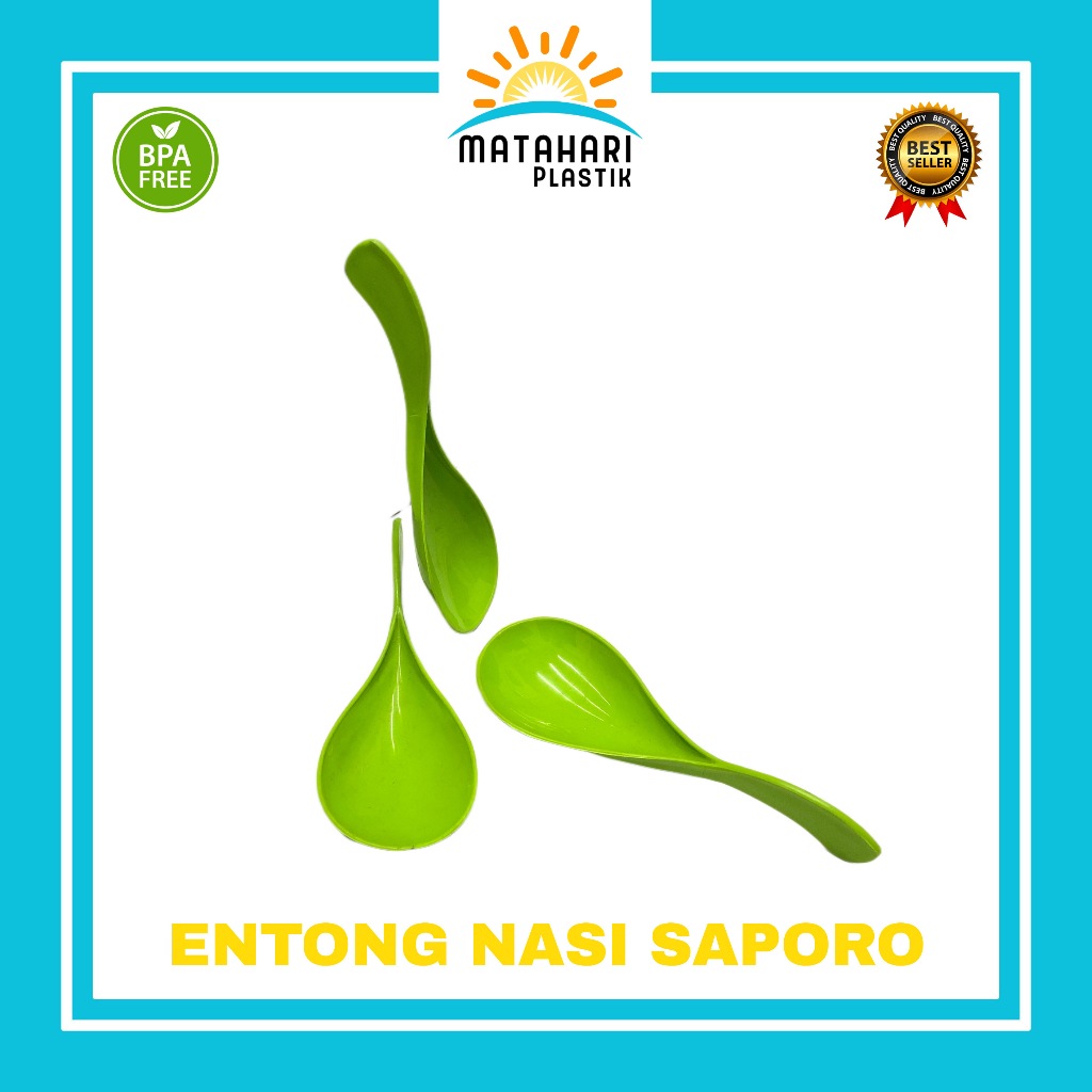 Jual Entong Nasi Saporo/Centong Nasi Plastik/Sendok Nasi Plastik ...