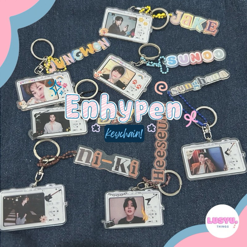 Jual KEYCHAIN ENHYPEN cam ver heeseung sunoo jungwon niki jay sunghoon ...