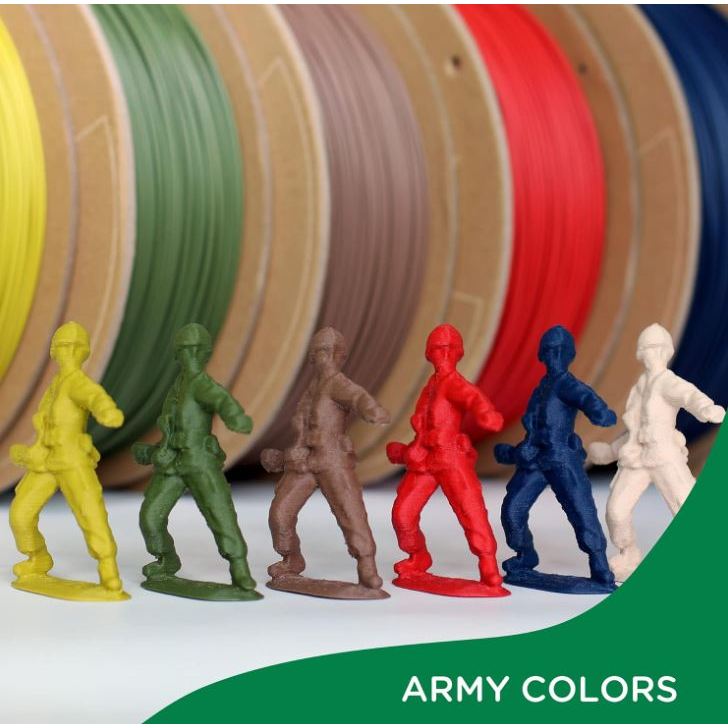 Jual Filament Polymaker - PolyTerra™ PLA / Army Colors / 1.75MM / 1KG ...