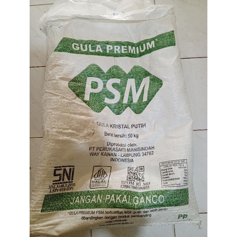 Jual karung gula 50kg merk psm | Shopee Indonesia