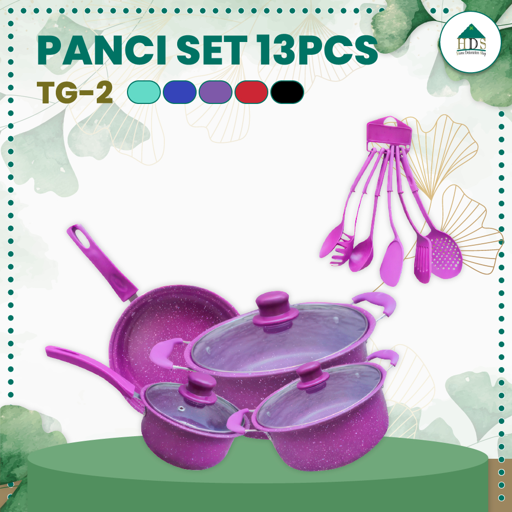 Jual Home Dekorationshop Official Shop Panci Set Cookware 13 Pcs Panci ...